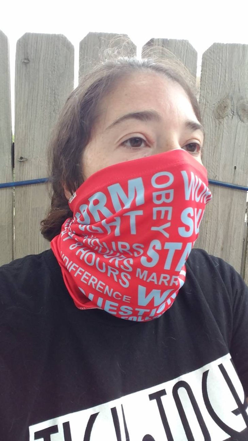 They Live Obey Neck Gaiter Covid Mask (black) - Etsy