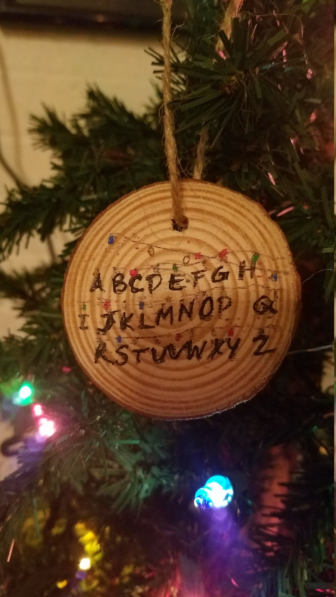 Stranger Things Inspired Christmas Ornament - Etsy