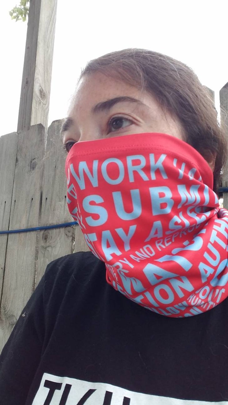 They Live Obey Neck Gaiter Covid Mask (black) - Etsy