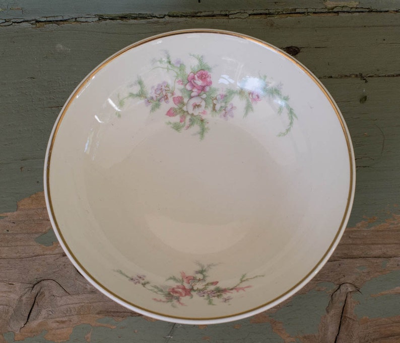 China Rose Berry Bowls Vintage Pink Roses Set of | Etsy