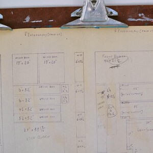 Calliope Box Plans, Vintage Blueprint, Graphic Design Wall Art ...