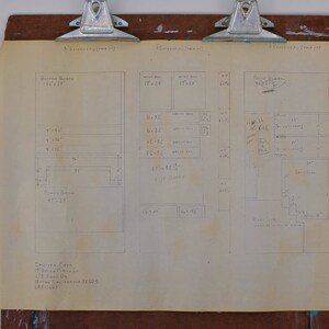 Calliope Box Plans, Vintage Blueprint, Graphic Design Wall Art ...