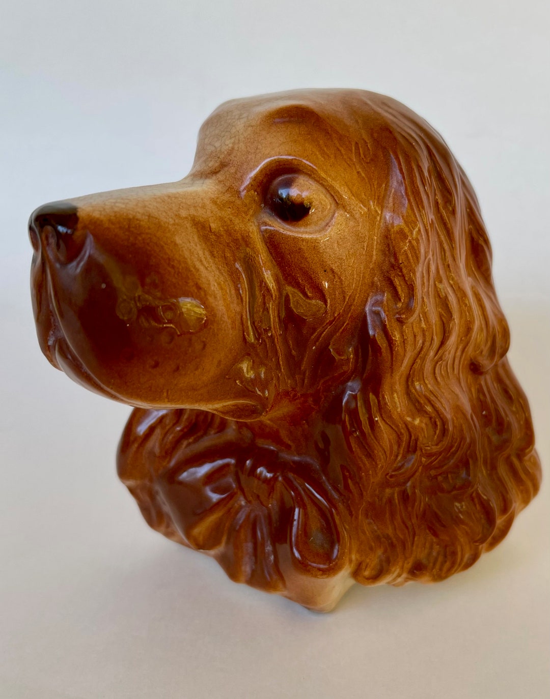 Cocker Spaniel Vase Wall Pocket Vintage Royal Copley Dog - Etsy