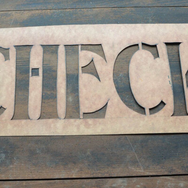 Stenciled Signs - Etsy
