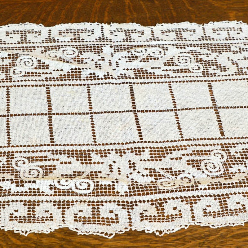 Filet Lace Linens - Etsy