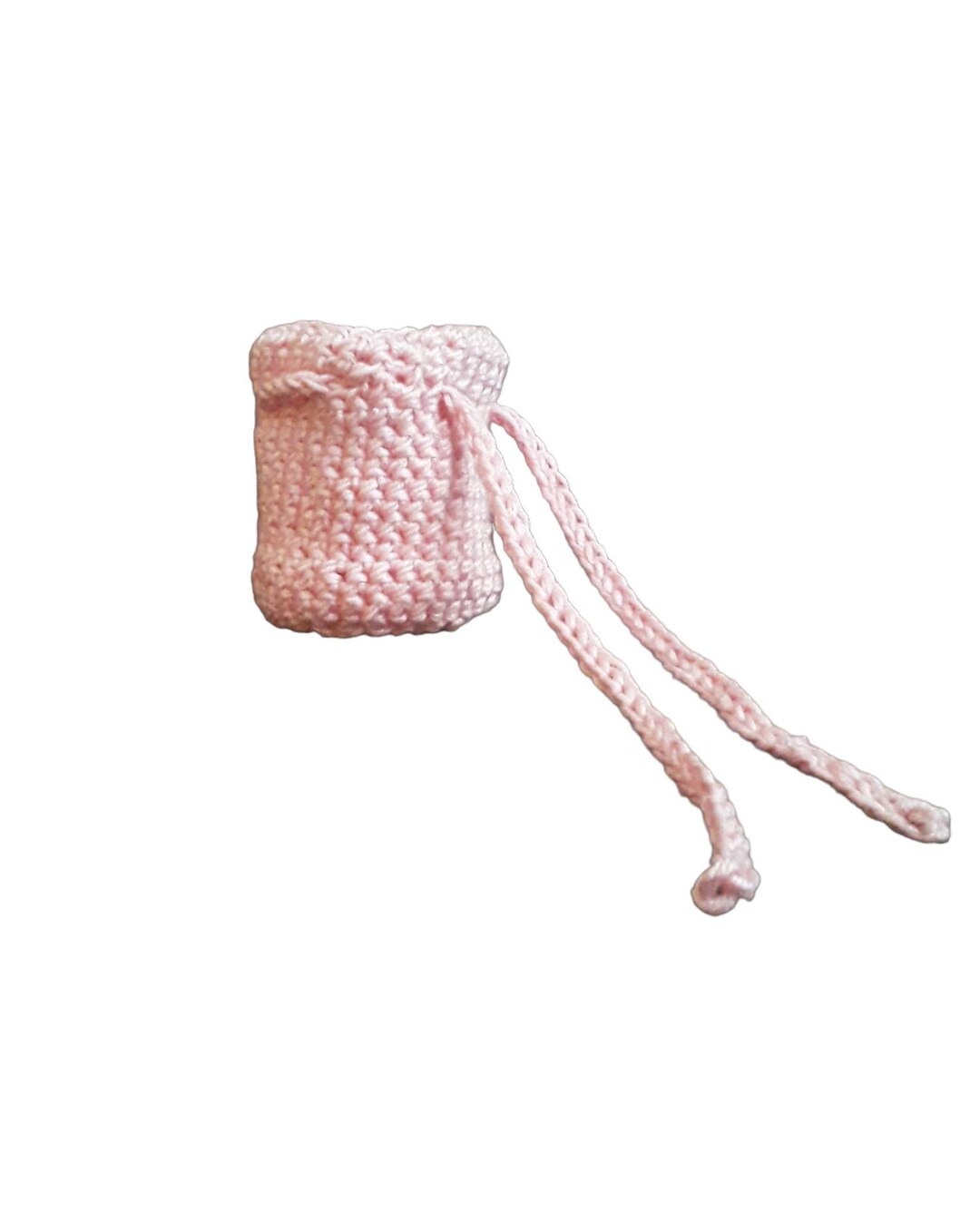 Made to Order Doll Size Crochet Drawstring Bag or Purse, Sustainable ...