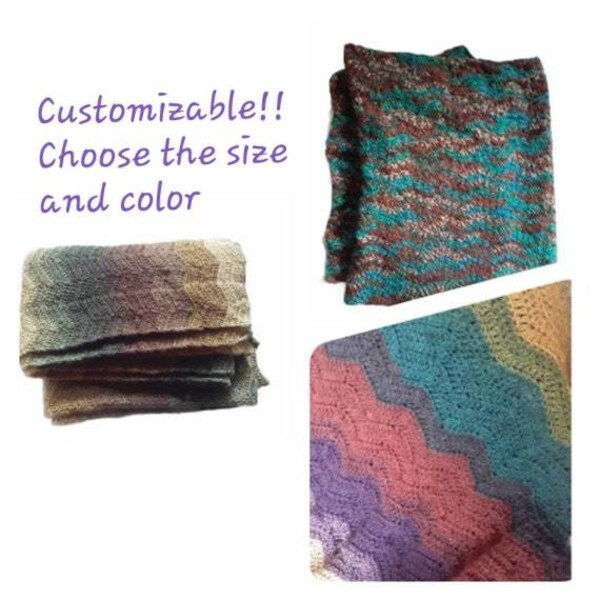 Chevron Afghan - Etsy