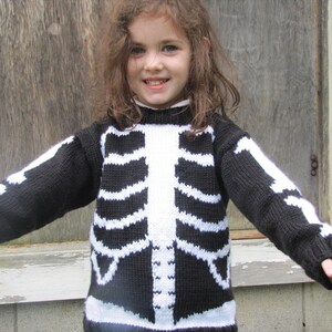 Dem Bones Sweater Knitting Pattern PDF - Etsy