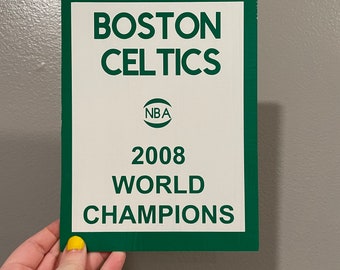 Boston Celtics Signs - Etsy