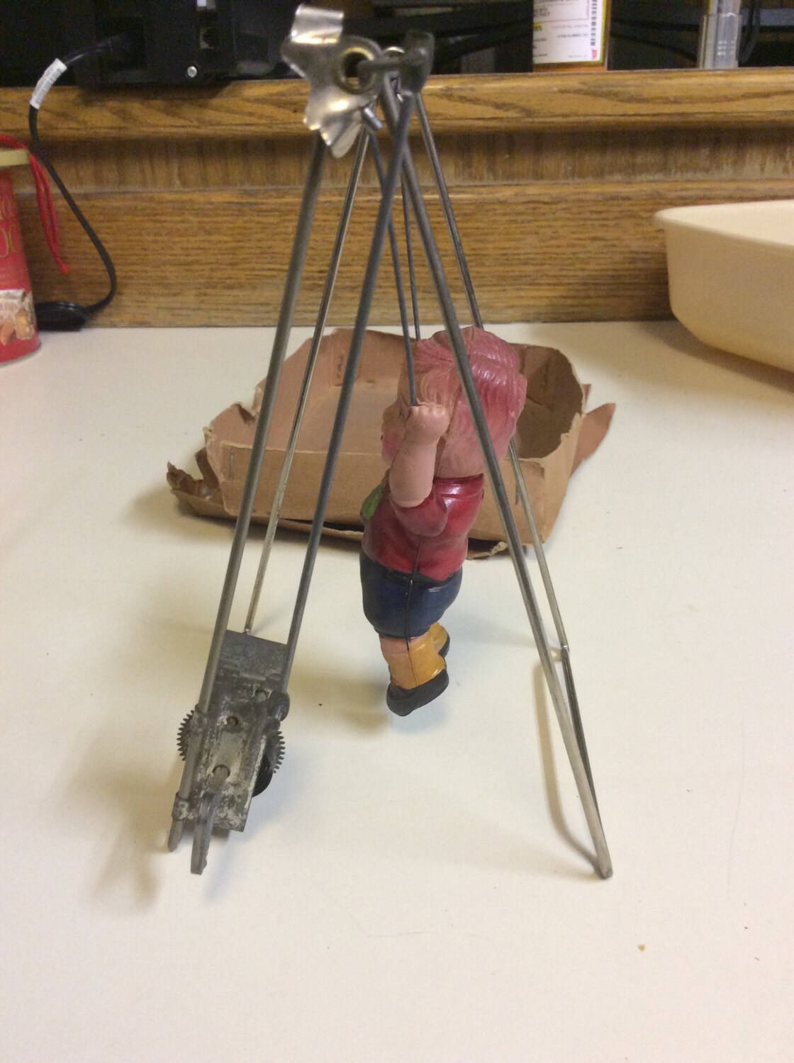 Baby trapeze windup toy | Etsy