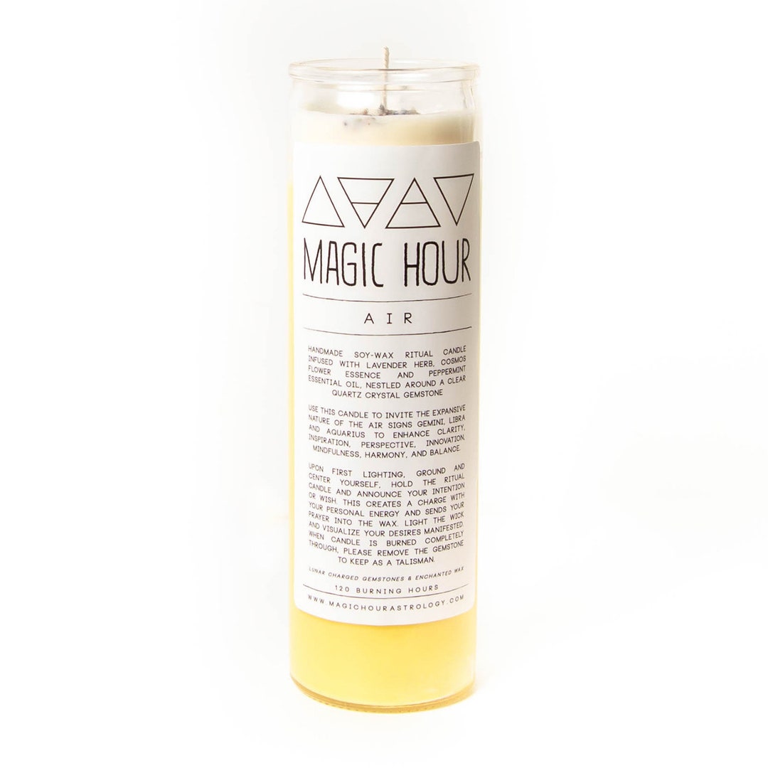 Air Elemental Ritual Candle - Large - Etsy