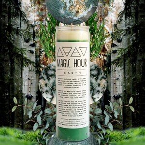 Earth Elemental Ritual Candle - Large - Etsy