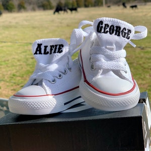 Custom Baby Converse – Personalized Infant Shoes, Monogrammed Sneakers ...