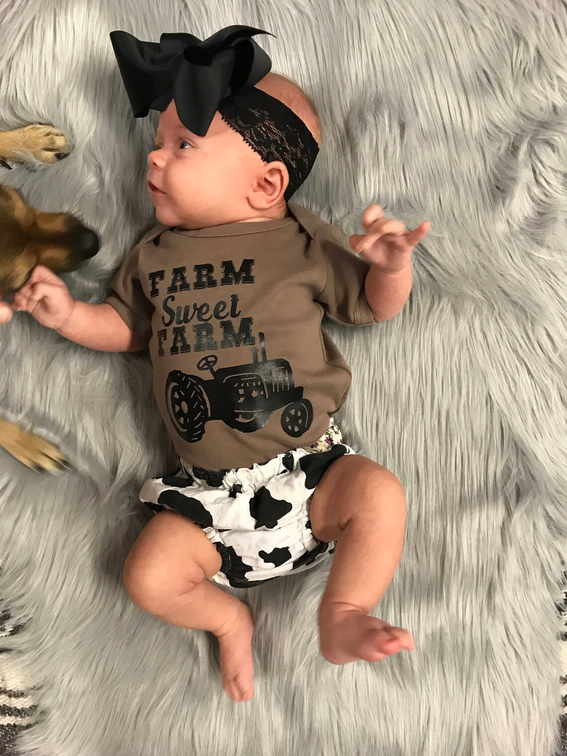 Farm Baby Clothes - Country Baby Clothes - Cow Baby Clothes - Cute Baby ...