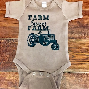 Farm Baby Clothes - Country Baby Clothes - Cow Baby Clothes - Cute Baby ...