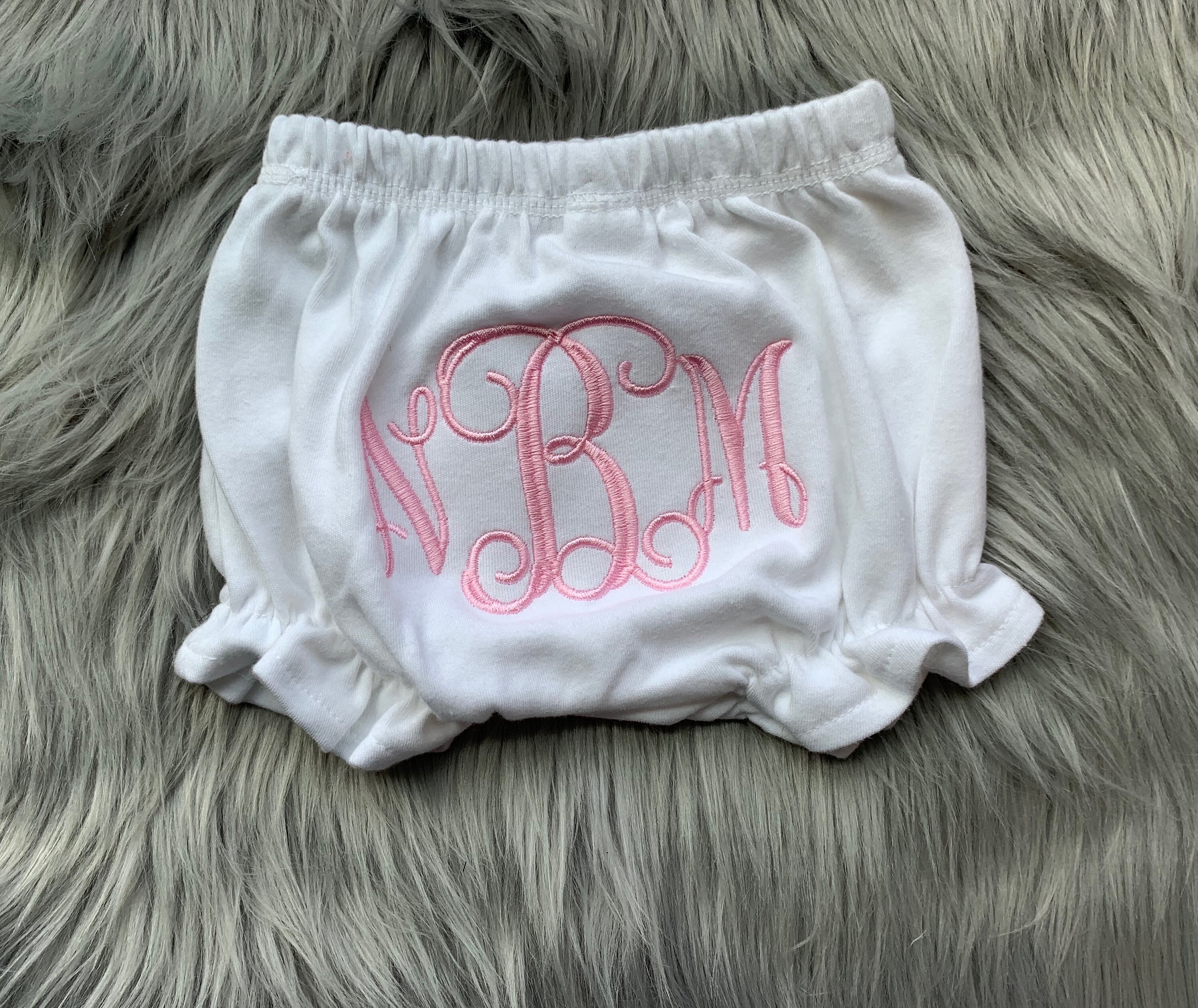 Personalized Baby Bloomers - Monogrammed Diaper Covers for Newborn ...