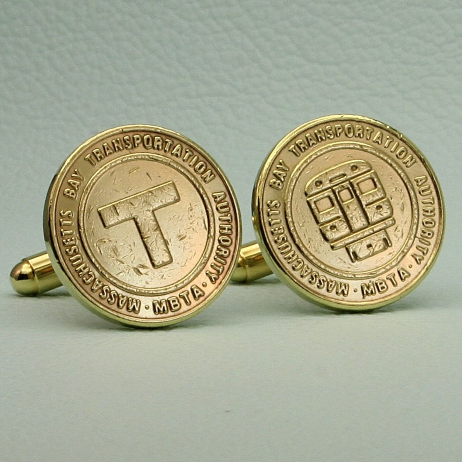 Boston T Subway Token Cufflinks - MBTA - Select Better Quality or Value ...