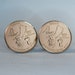 2009 Guam Quarter Dollar Coin Cufflinks Flying Proa Latte Stone Pacific ...
