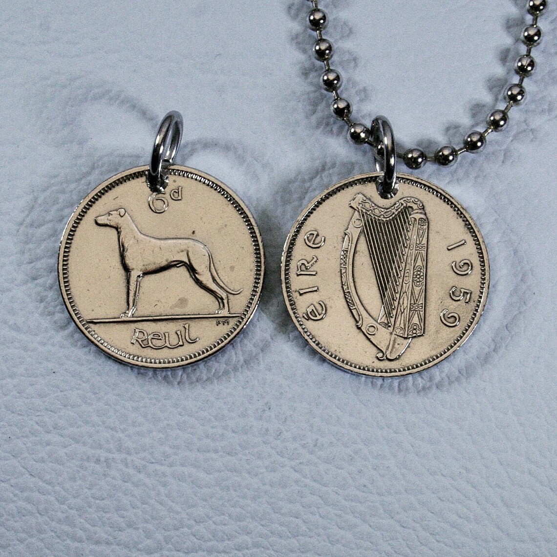 1942 to 1969 Irish Wolfhound Coin Pendant Dog Hound - Etsy