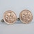 Swedish Crowned Shield Coin Cufflinks - 1 Krona Sverige Sweden Carl XVI ...