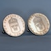 Swedish Crowned Shield Coin Cufflinks 1 Krona Sverige Sweden Carl XVI ...