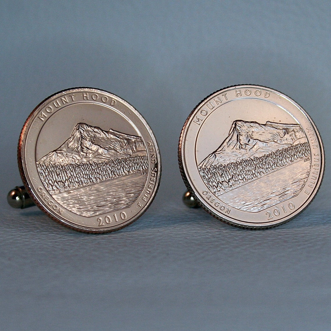 2010 Mount Hood Quarter Dollar Coin Cufflinks - National Forest ...
