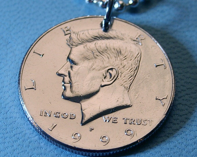 1971 2019 John F Kennedy Coin Pendant Half Dollar JFK 50 - Etsy