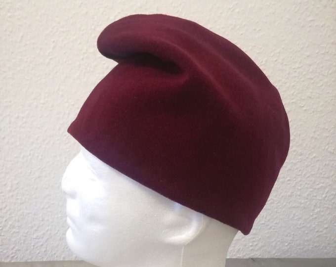 Phrygian Cap Made of Wine Wool Fabric. - Etsy