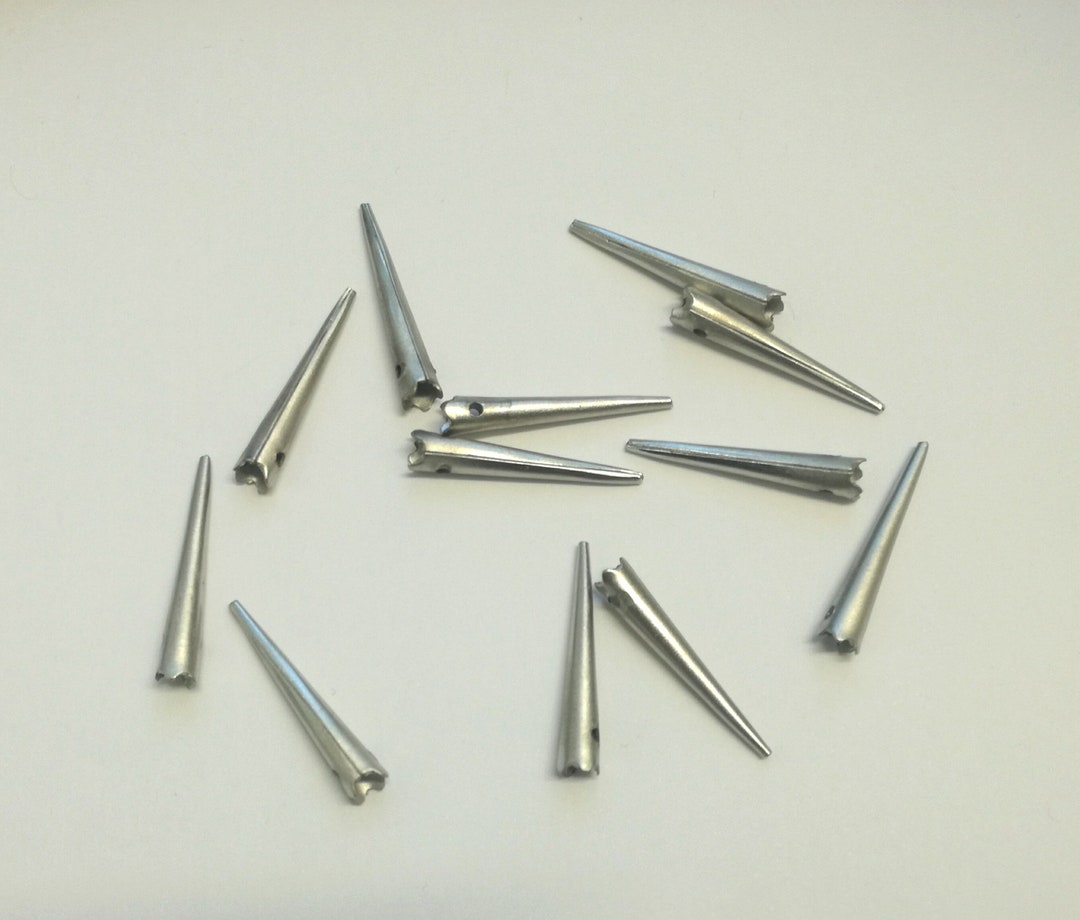 Set of 12 Silver Aglets for Reenactment - Etsy