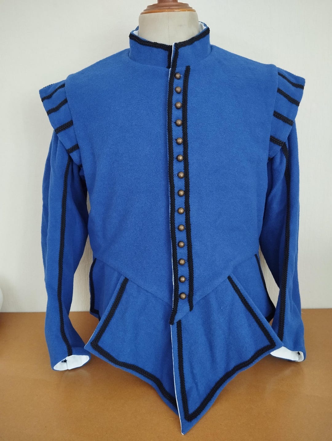 Doublet Made of Wool Fabric for 17th Century Reenactment. - Etsy