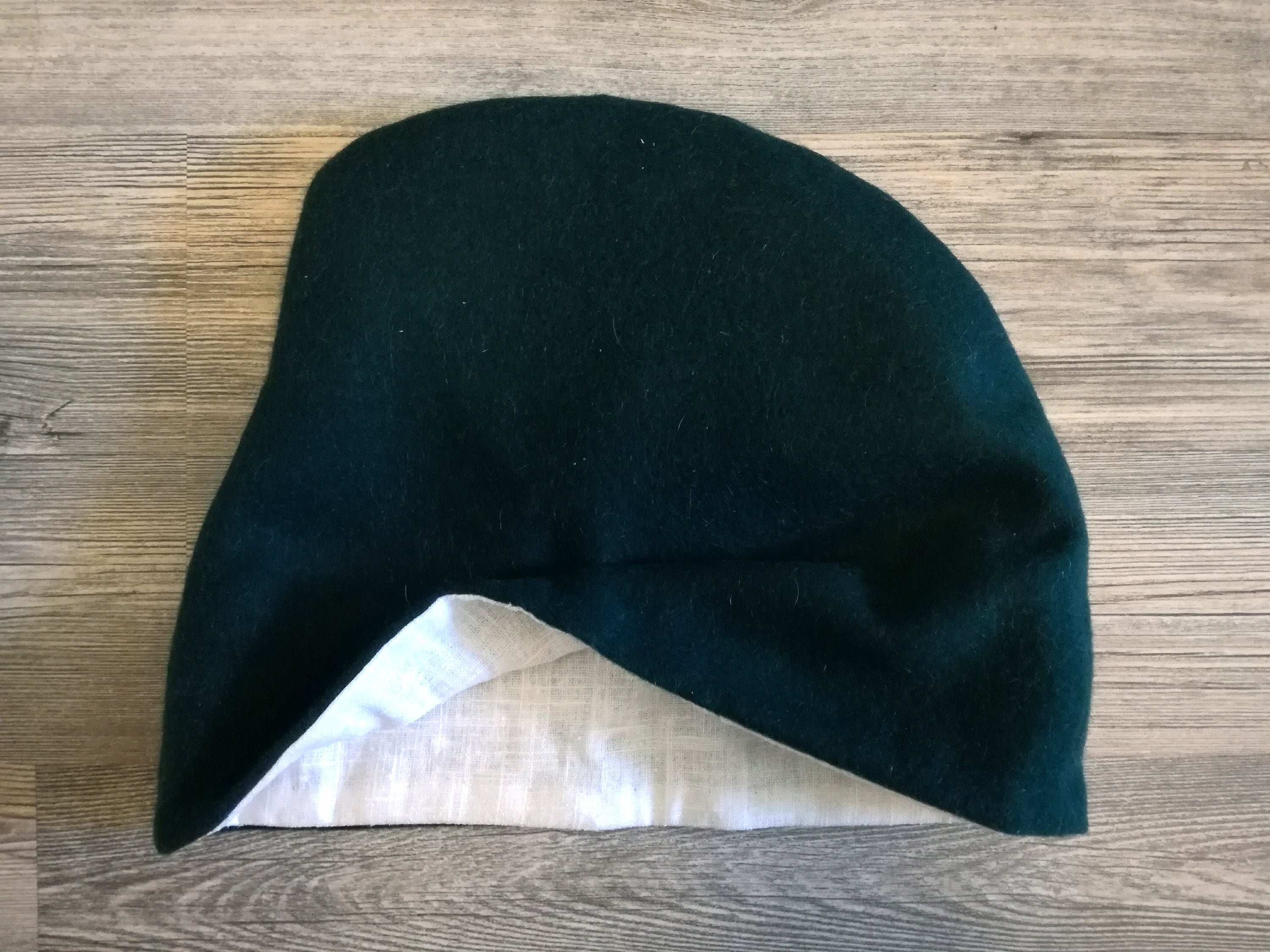 Phrygian cap made of green wool fabric. | Etsy