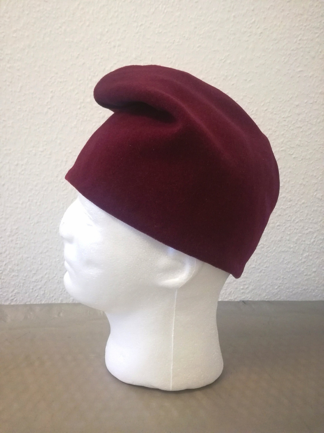 Phrygian Cap Made of Wine Wool Fabric. - Etsy