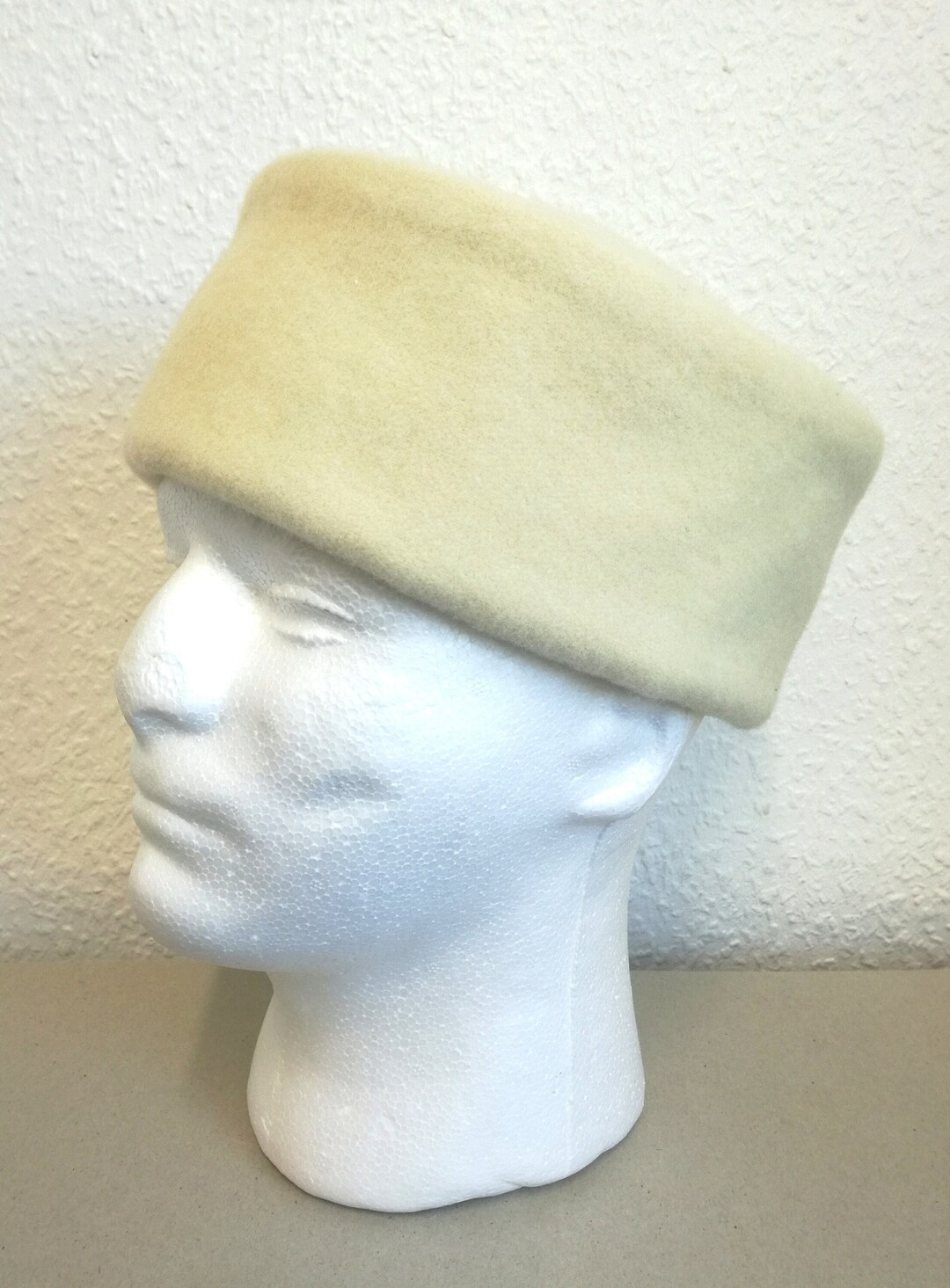 Medieval Cap Crafted in White Wool Fabric for Medieval Reenactment. - Etsy