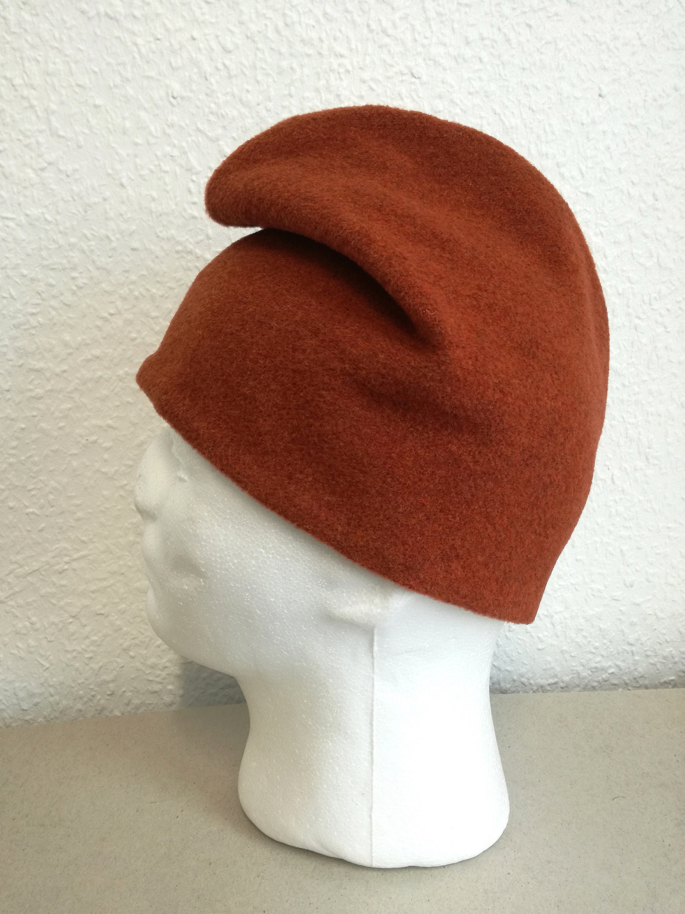 Phrygian Cap Made of Rost Orange Wool Fabric. - Etsy