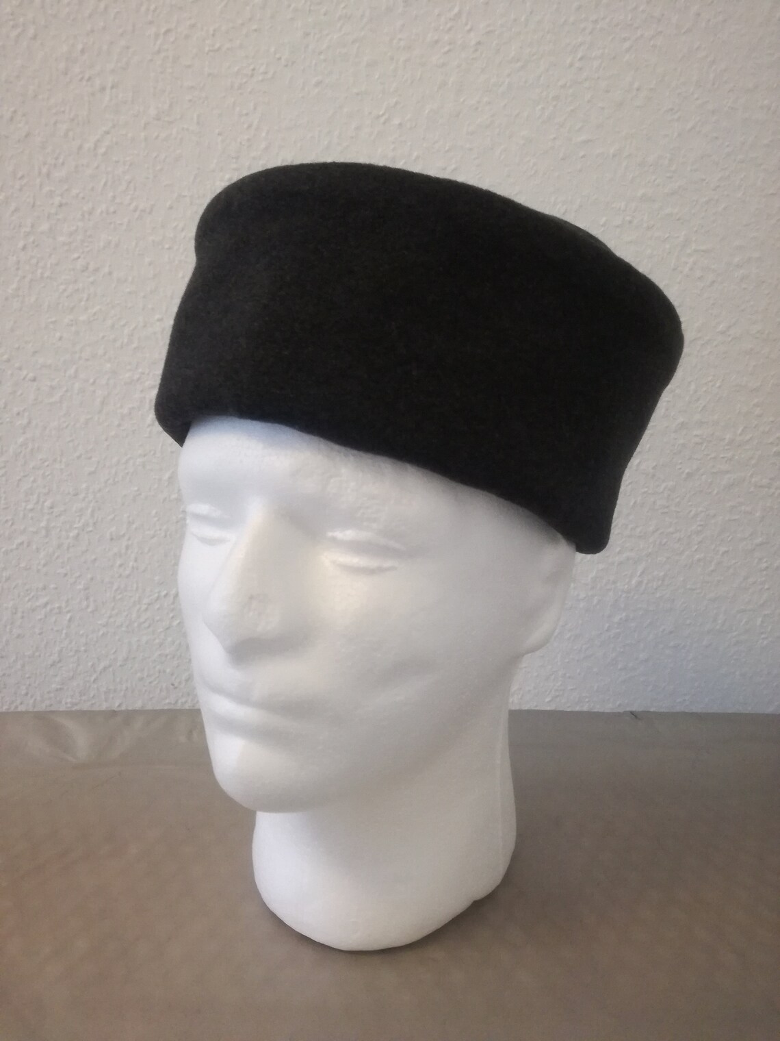 Cap Crafted in Dark Grey Wool Fabric for Medieval Reenactment. - Etsy
