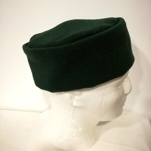 Medieval Cap Crafted in Dark Green Woolen Cloth for 13th Century ...
