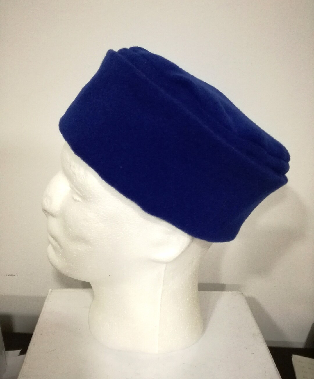 Cap Crafted in Royal Blue Wool Fabric for Medieval Reenactment. - Etsy