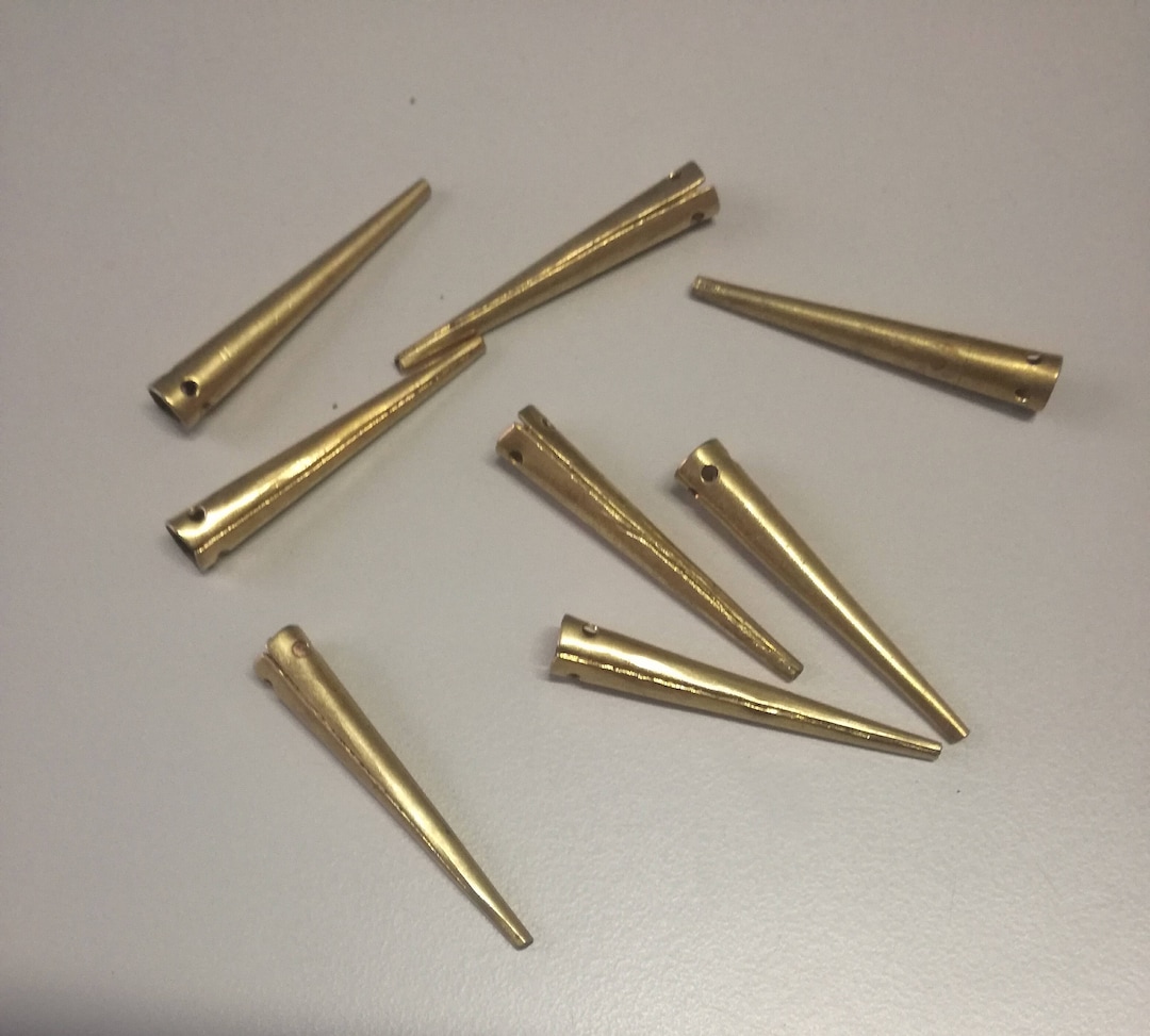 Set of 12 Aglets Made of Brass for Reenactment - Etsy