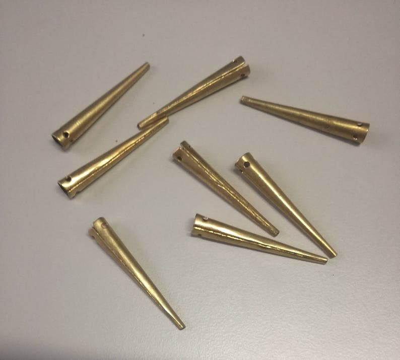 Set of 12 Aglets Made of Brass for Reenactment | Etsy