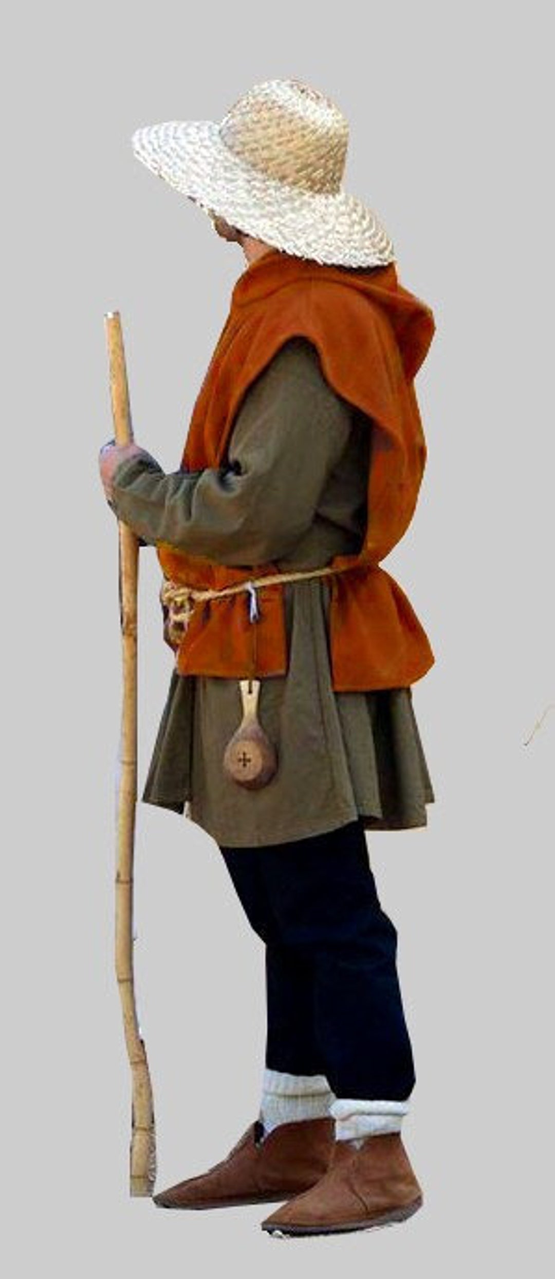 Grey Surcoat Made of Wool Fabric for Medieval Re-enactment. Available ...