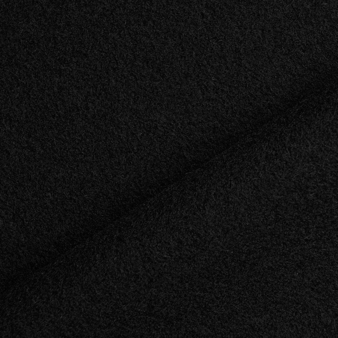 100% Pure Wool Fabric in Black Color. - Etsy