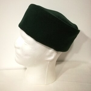 Medieval Cap Crafted in Dark Green Woolen Cloth for 13th Century ...