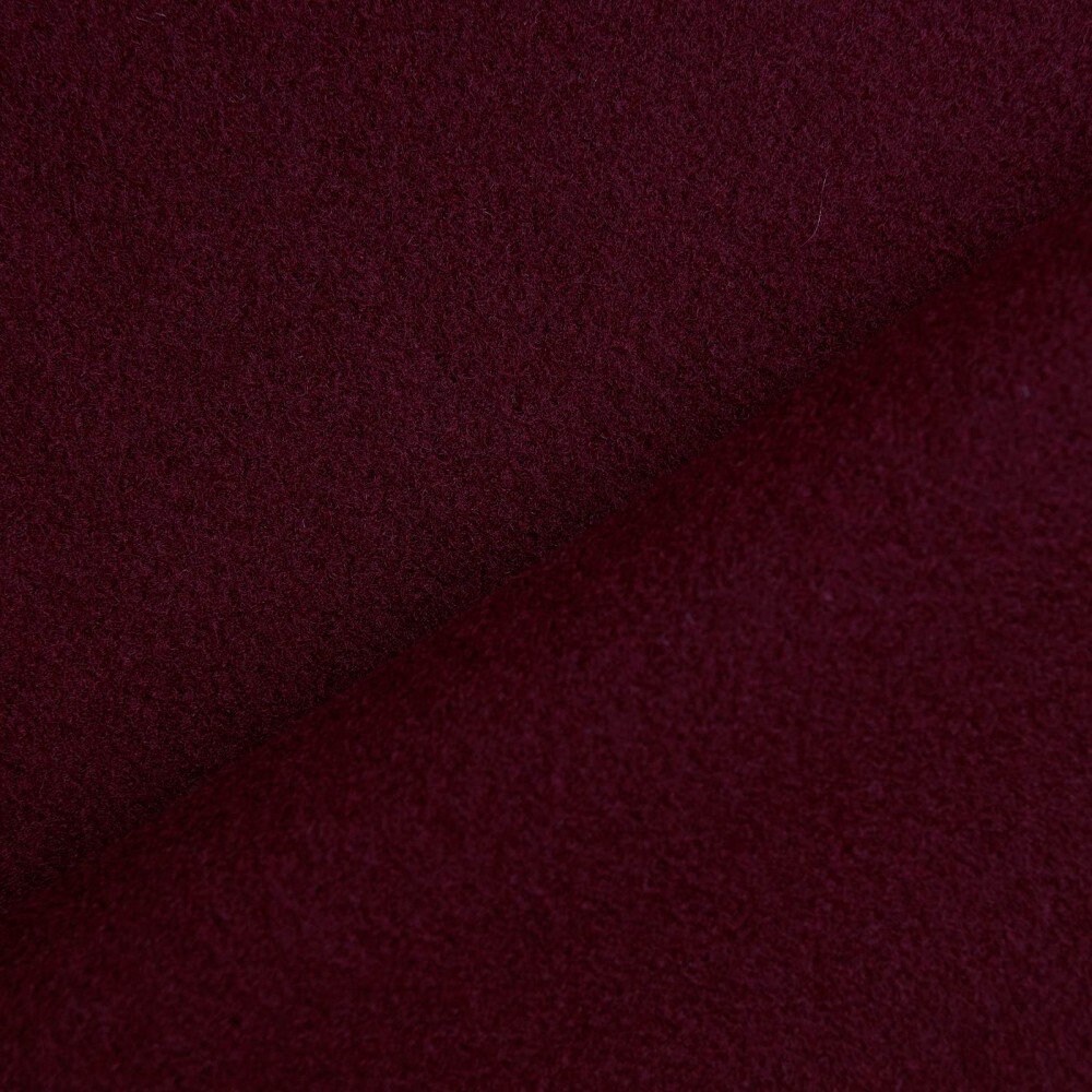 100% pure wool fabric in wine color. | Etsy