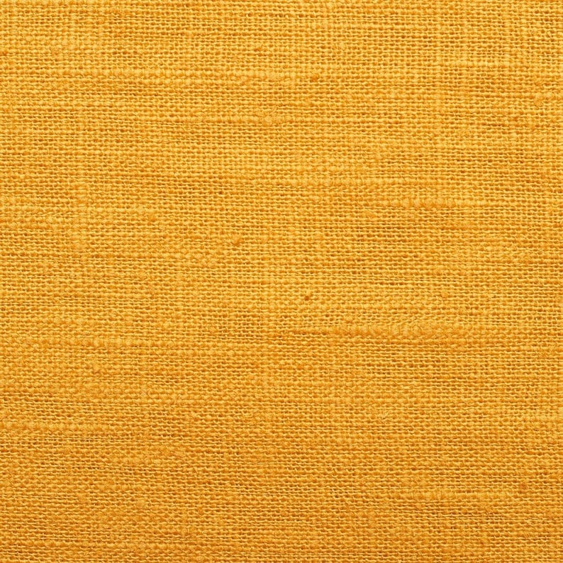 Yellow Linen Fabric 100% Linen - Etsy