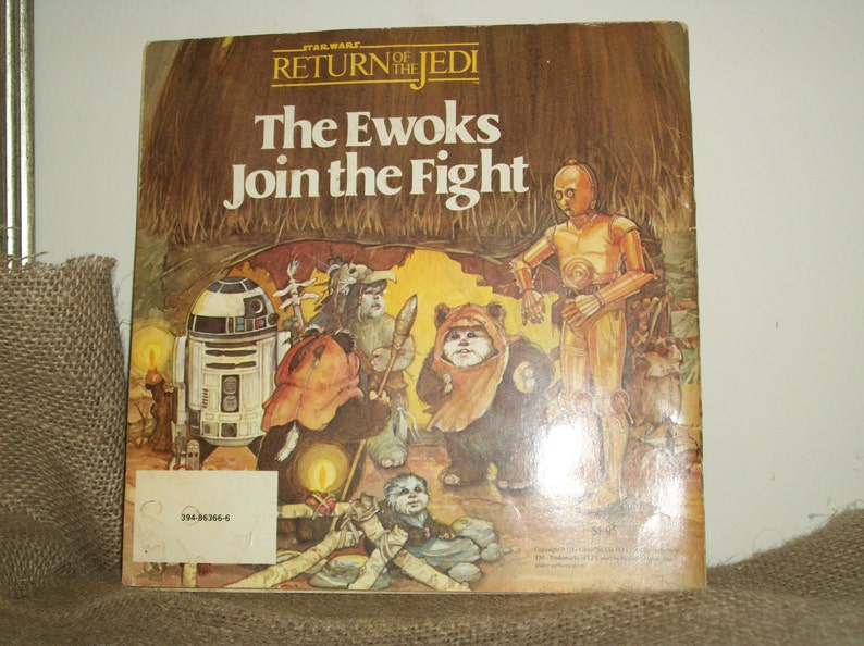 Vintage Book the Ewoks Join the Fight, Return of Jedi - Etsy