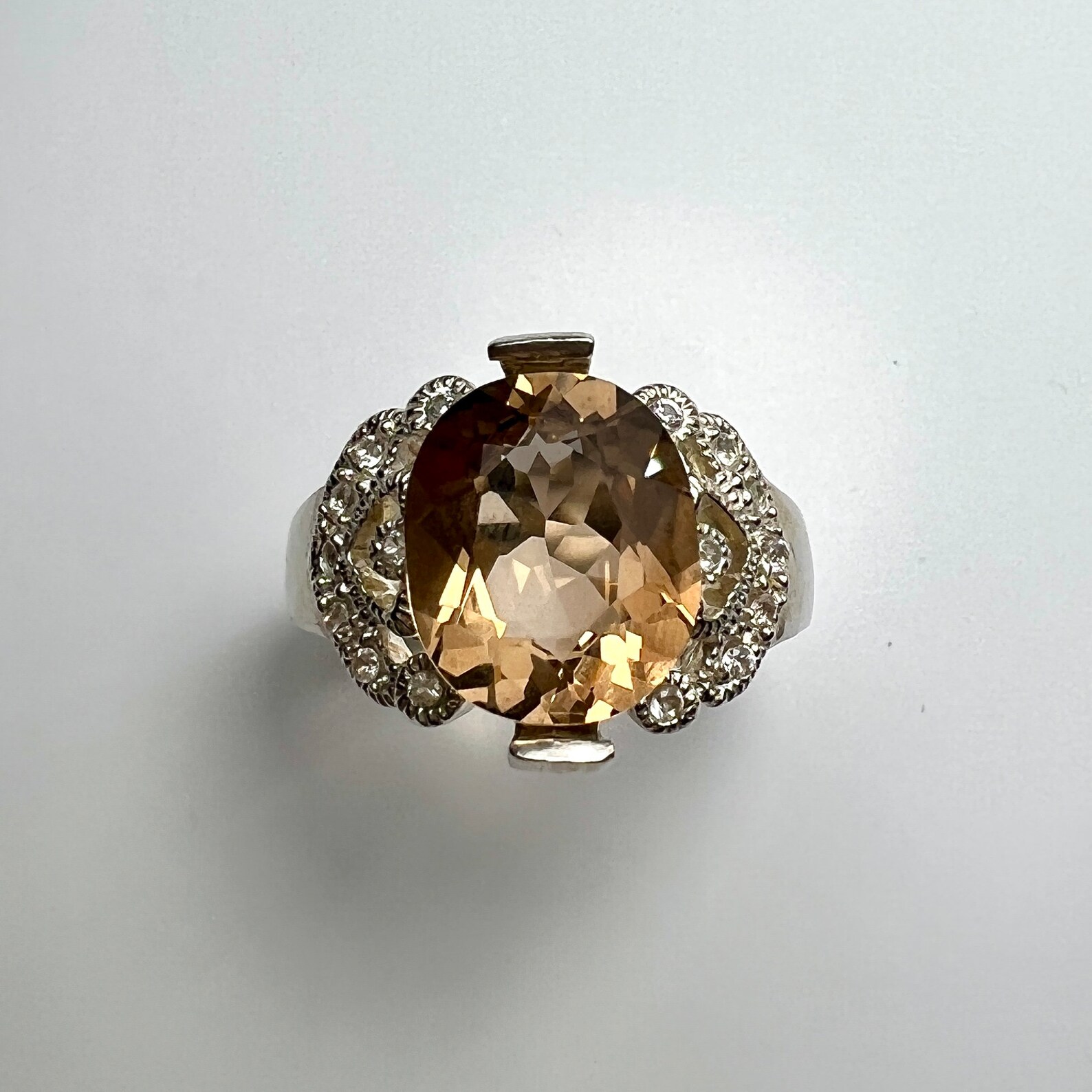 Certified 5.35ct Natural Imperial Topaz 925 Silver 9ct 14k 18k Yellow ...
