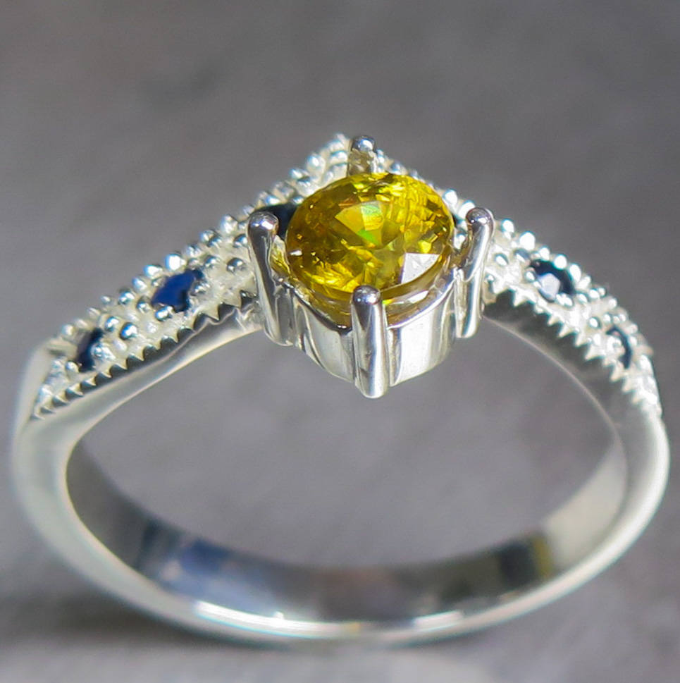 Certified 0.7ct Natural Titanite Sphene 5mm Round Cut & - Etsy UK