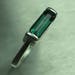 Certified 1ct Natural Indicolite Green Blue Tourmaline East West 925 ...