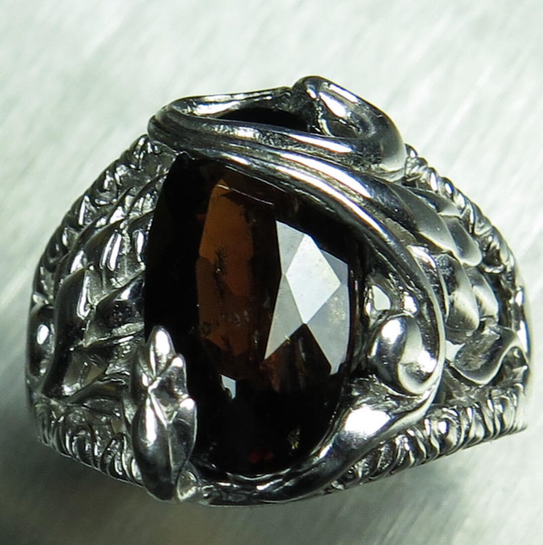 Certified 4cts Natural Enstatite Dark Brown 925 Silver 9ct 14k 18k 22k ...
