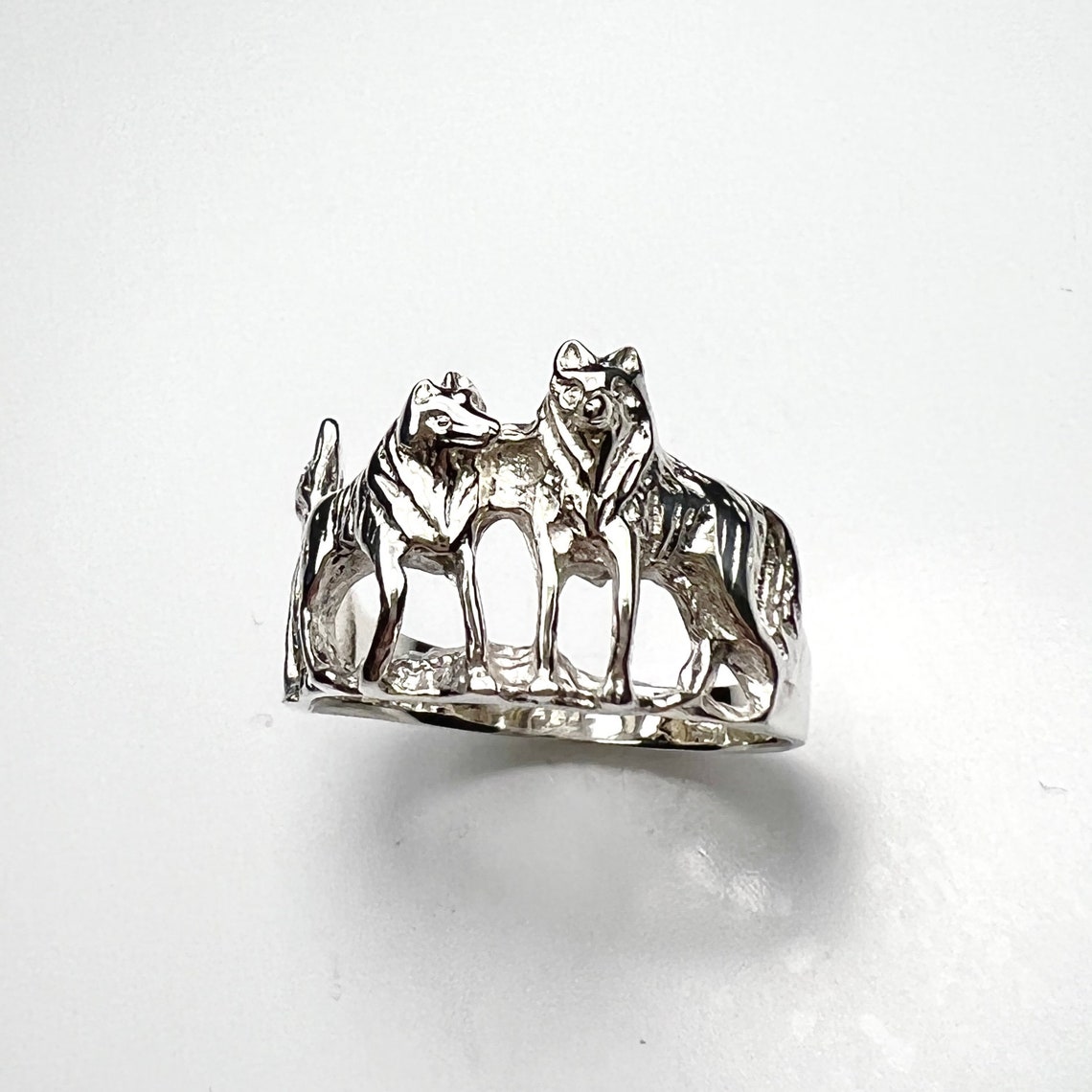 Certified Wolf Pack 925 Sterling Silver, 9ct 14k 18k Gold, Platinum ...